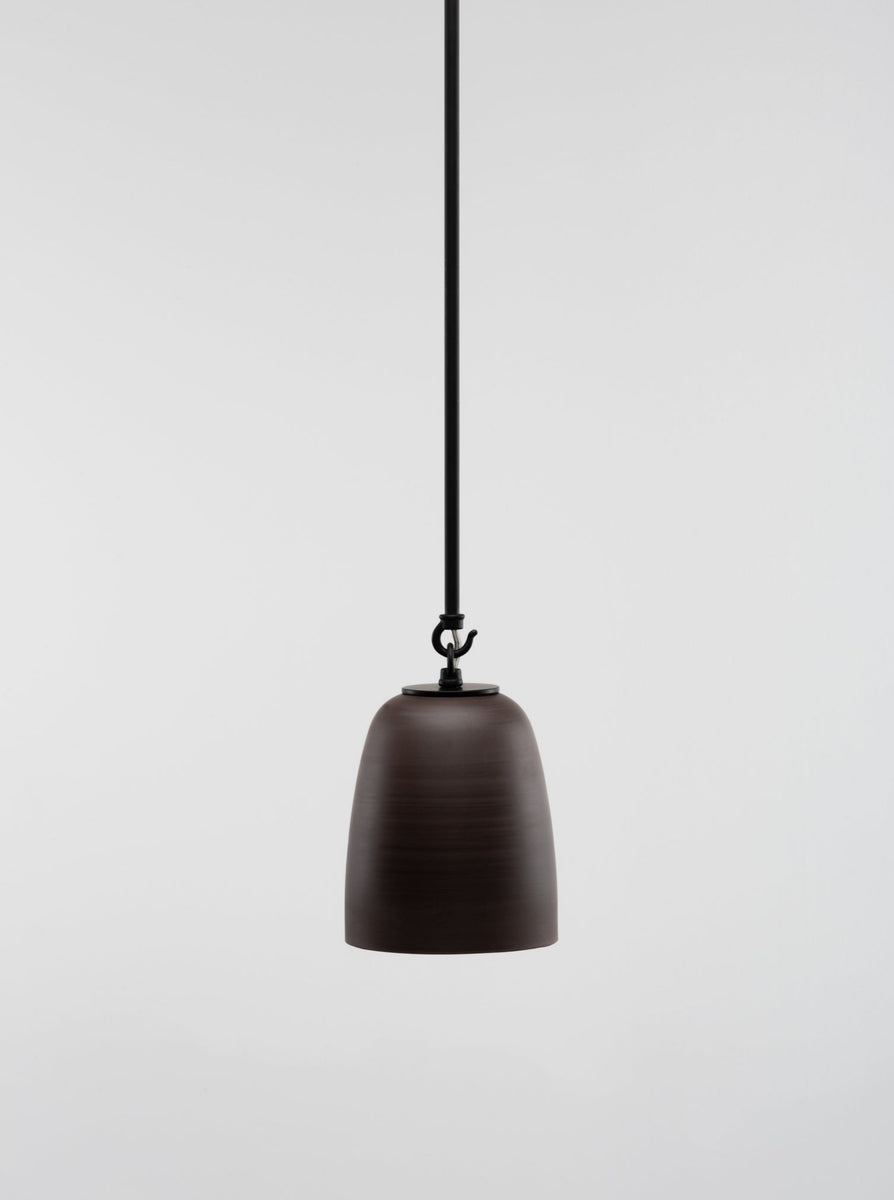 Frances Cone Pendant in Raw Umber | The Light Factory