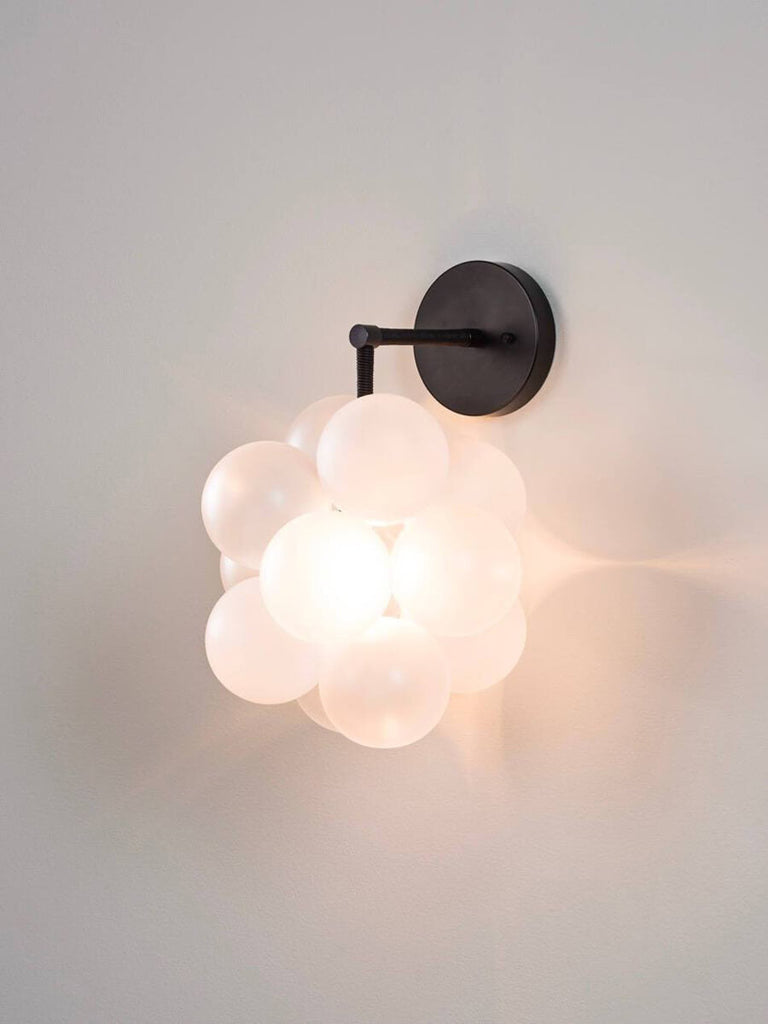 The Frosted Glass Bubble Sconce | The Light Factory