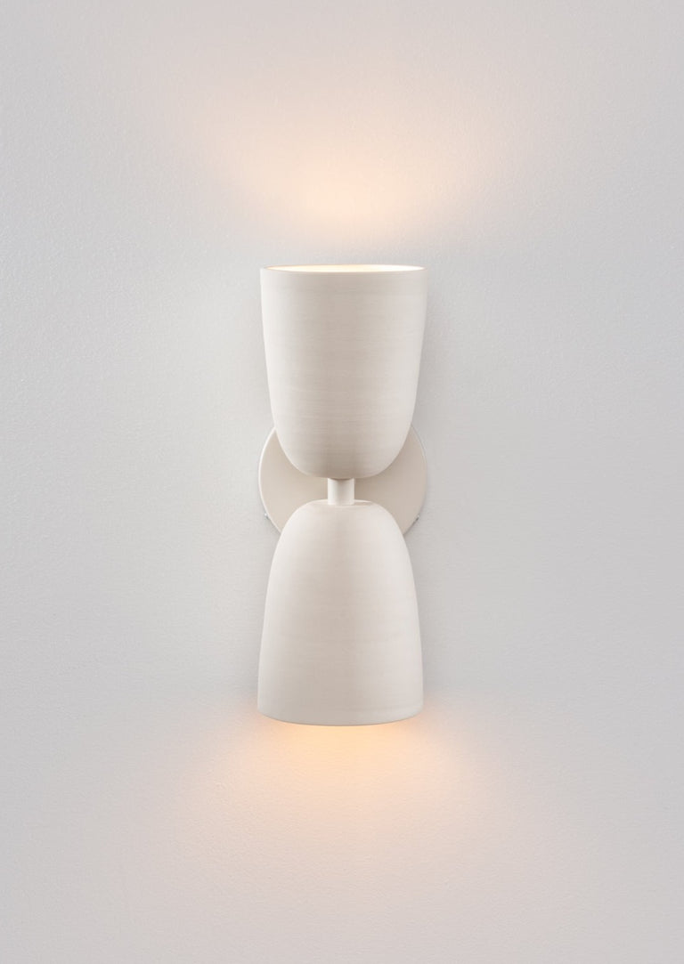 Terrene Double Sconce in Cream | The Light Factory